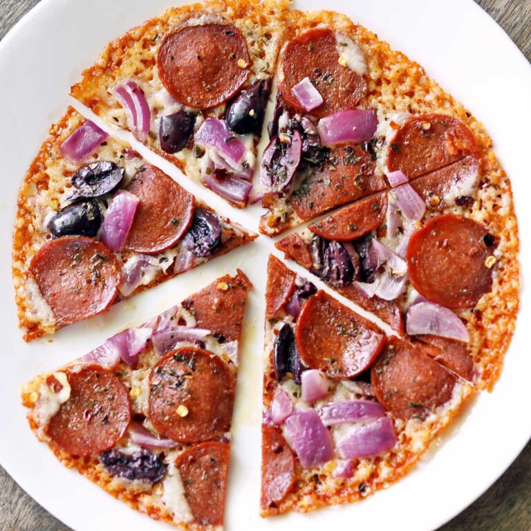 Crispy Crustless Pizza - Healthy Recipes Blog