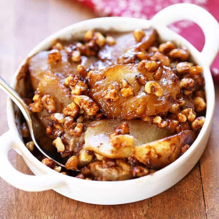Keto Apple Crisp with Walnuts - Healthy Recipes Blog