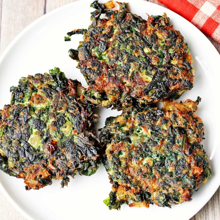Crispy Spinach Fritters Recipe - Healthy Recipes Blog