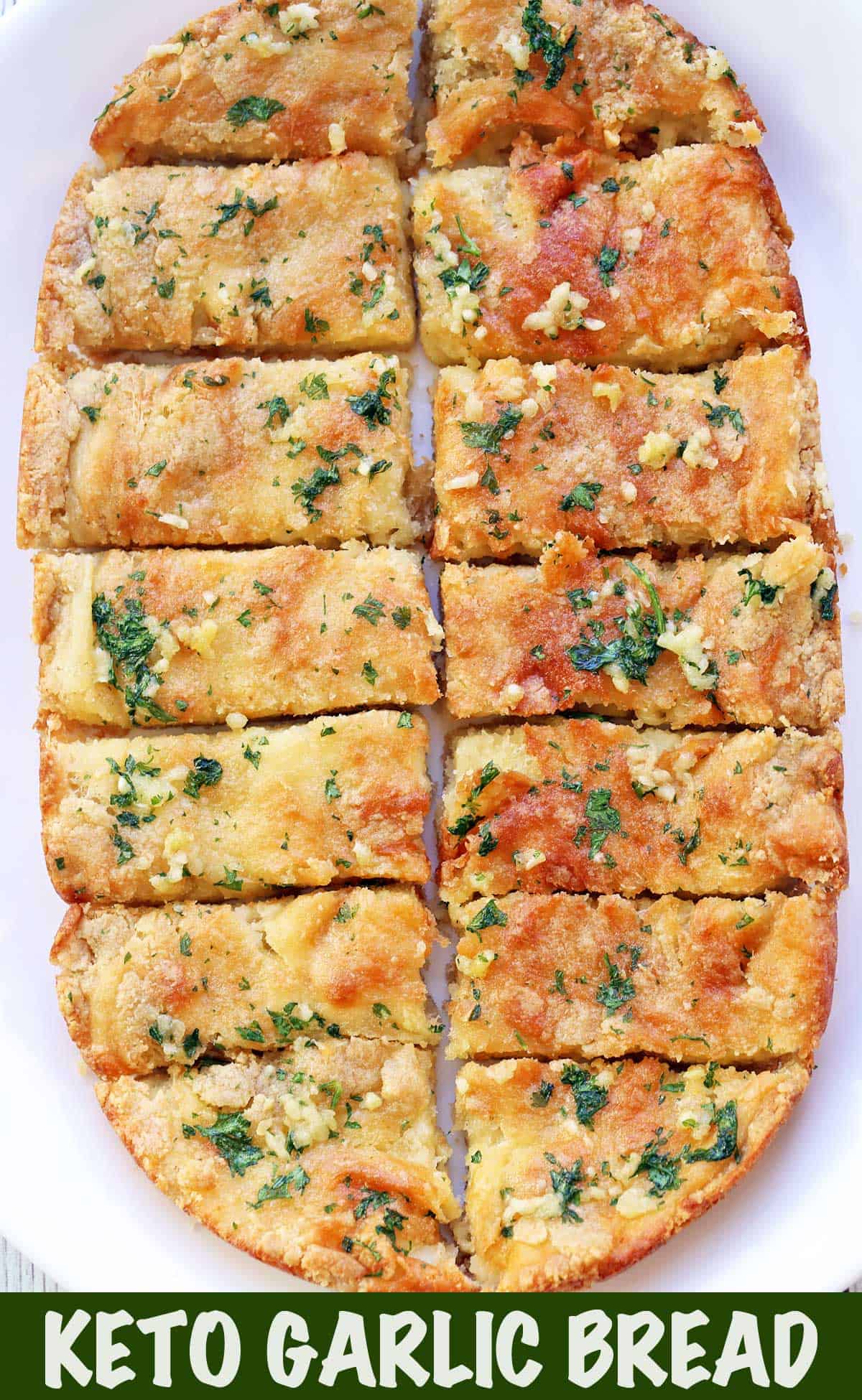 Cheesy Keto Garlic Bread Recipe - Healthy Recipes Blog