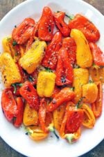 Roasted Mini Peppers Recipe - Healthy Recipes Blog