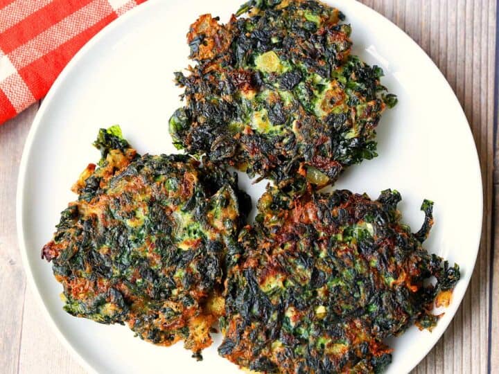 Crispy Spinach Fritters - Healthy Recipes Blog