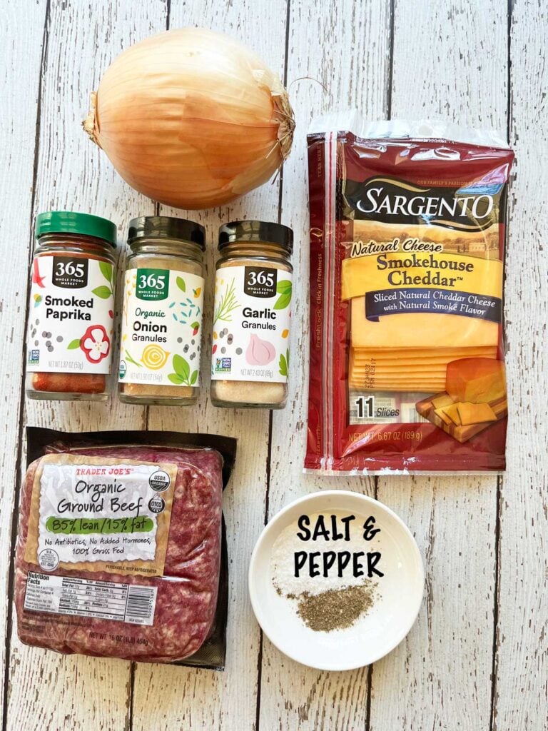 Broiled Burgers with Cheese and Onions - Healthy Recipes Blog