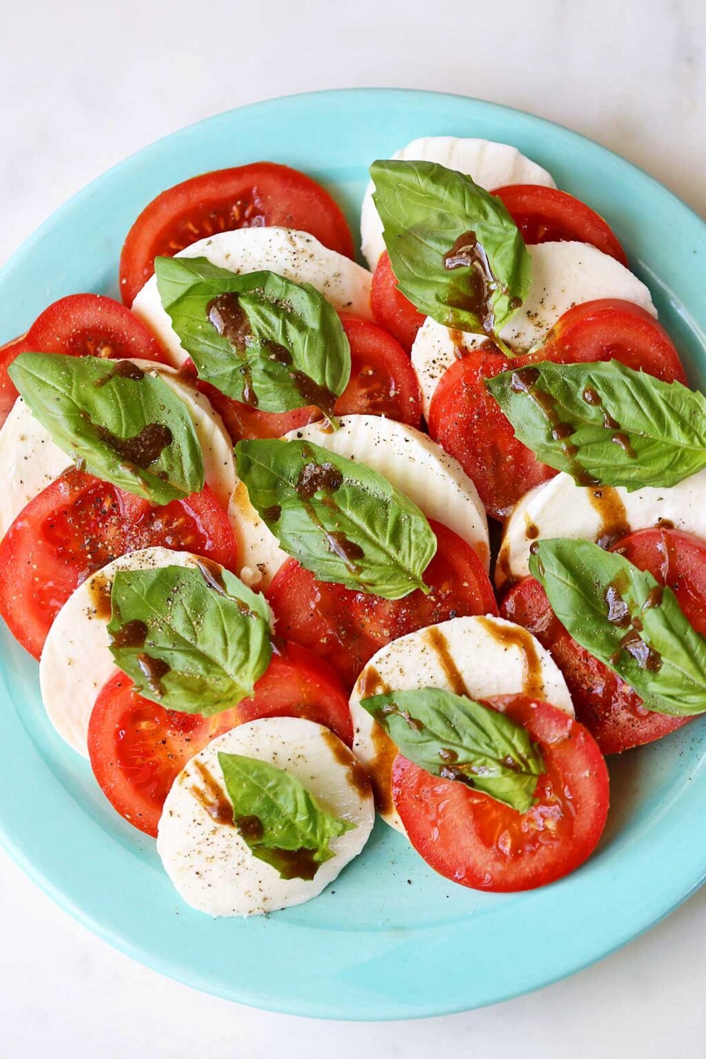 Caprese Salad with Balsamic Dressing - Healthy Recipes Blog