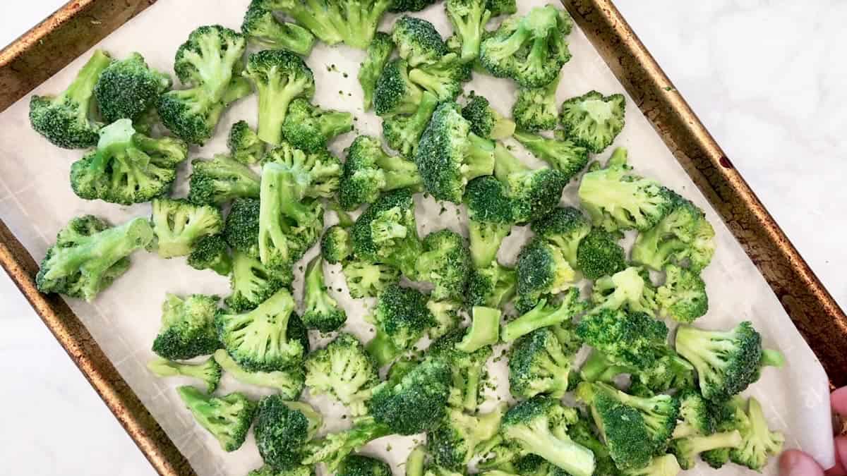 Roasted Frozen Broccoli | Browned and Crispy - Healthy Recipes Blog