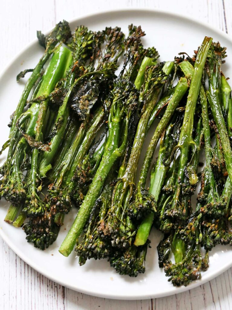 Roasted Broccolini with Olive Oil and Garlic - Healthy Recipes Blog