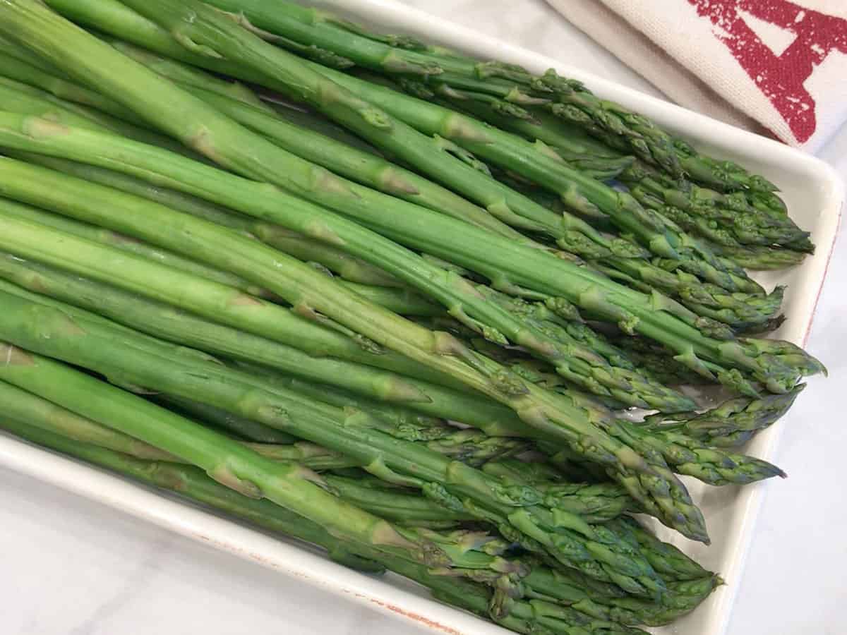 Microwave Asparagus | Tender and Bright Green - Healthy Recipes Blog