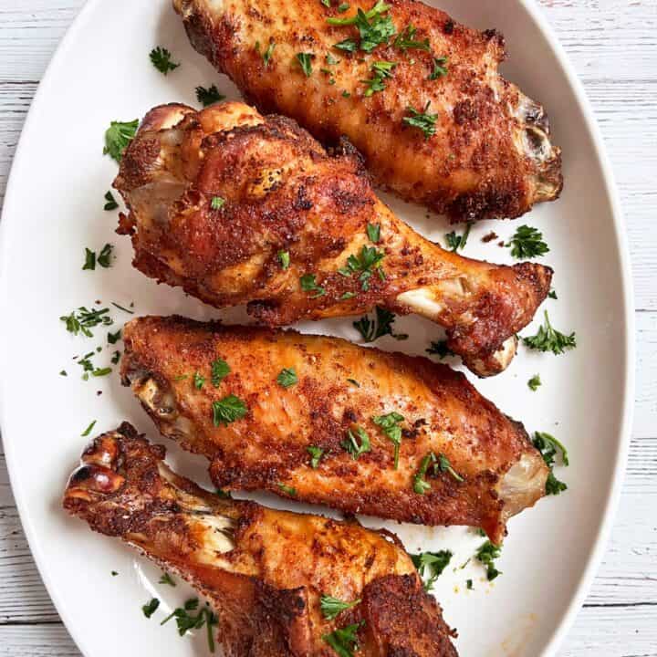 Juicy Baked Turkey Wings - Healthy Recipes Blog