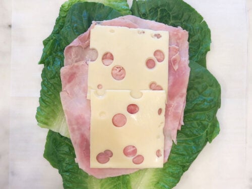 Lettuce Sandwich with Ham and Cheese - Healthy Recipes Blog