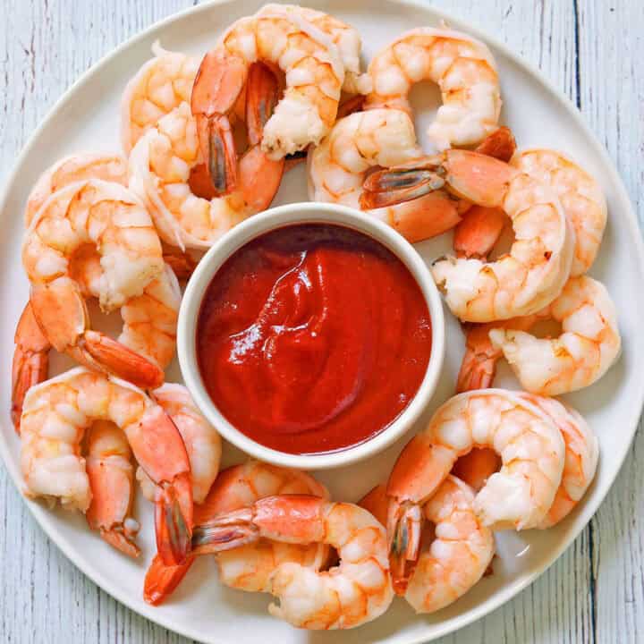 Easy Boiled Shrimp Recipe (Perfect with Cocktail Sauce) - Healthy ...