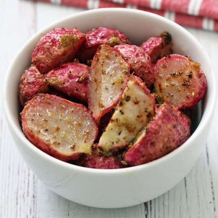 Roasted Radishes with Butter and Garlic - Healthy Recipes Blog