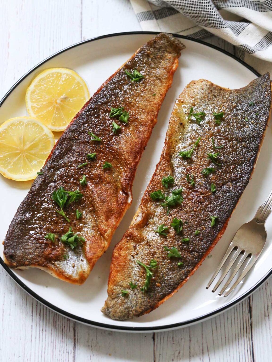 Pan-Fried Rainbow Trout with Crispy Skin - Healthy Recipes Blog
